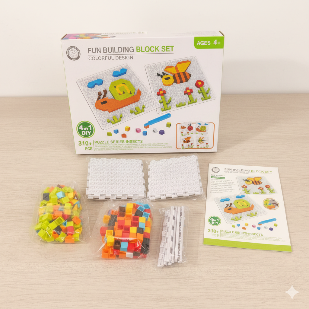 Fun Building Block Set for Kids | Creative Construction Toy ...