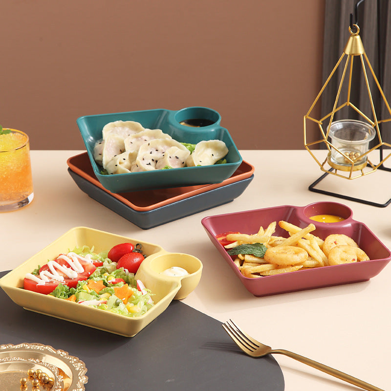 Square Plastic Snacks Plate – Nanarokom.com